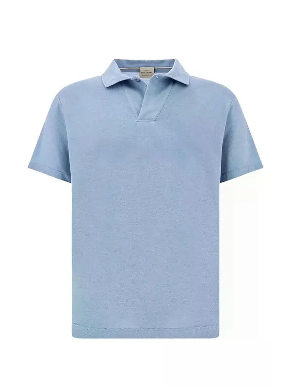 Paul & Shark Open Collar Polo Shirt - Blue