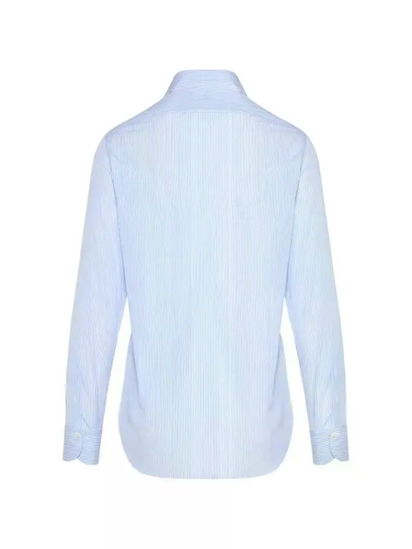 FINAMORE 1925 Striped Shirt - Blue