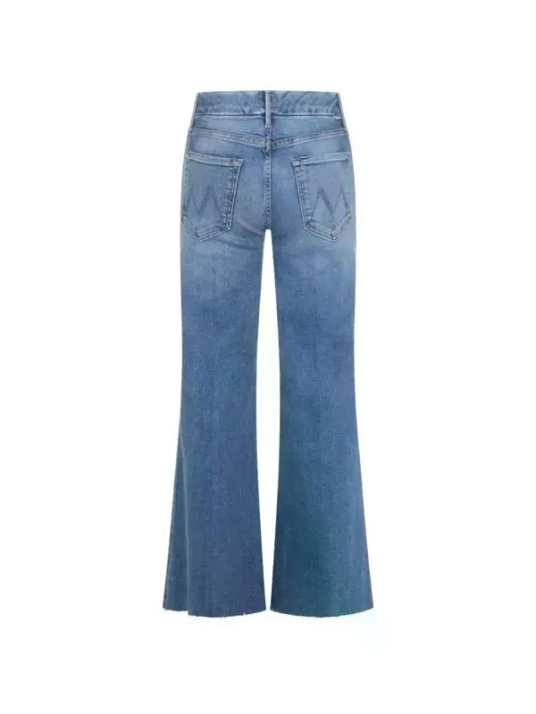 MOTHER The Roller Frayed Jeans - Blue