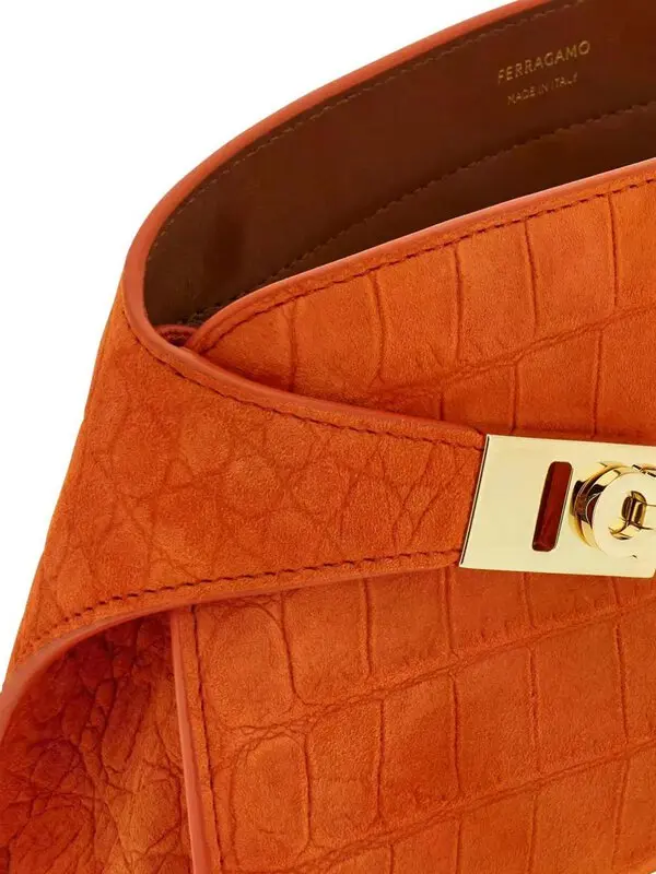 FERRAGAMO Mini Hug Cross-body Bag - Orange