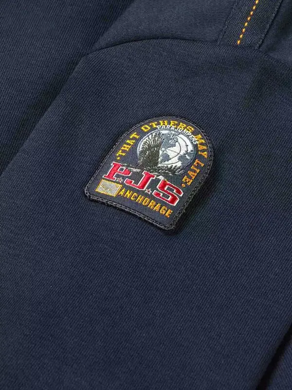 PARAJUMPERS Everest Hooded Patch Hoodie - Blue