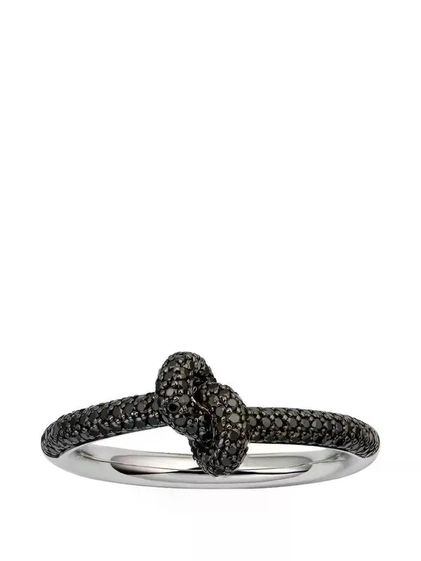 ENGELBERT Diamond Knot Ring - Black