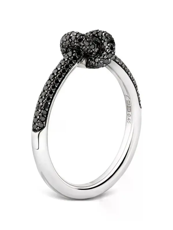ENGELBERT Diamond Knot Ring - Black