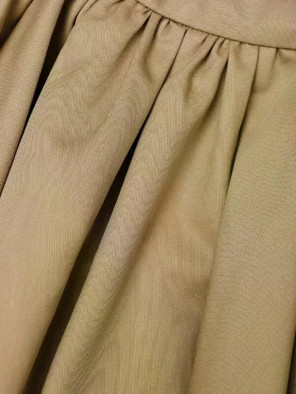 SELF-PORTRAIT Pleated Asymmetric Skirt