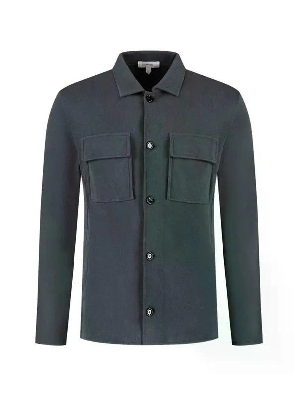 LARDINI Pocket Shirt Jacket - Grey