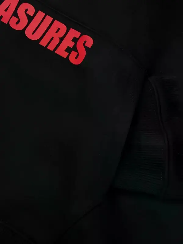 PLEASURES Skeleton Print Hooded Sweatshirt