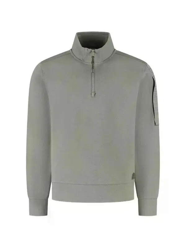 PARAJUMPERS Ellingtone Zip Funnel-neck Sweatshirt - Grey