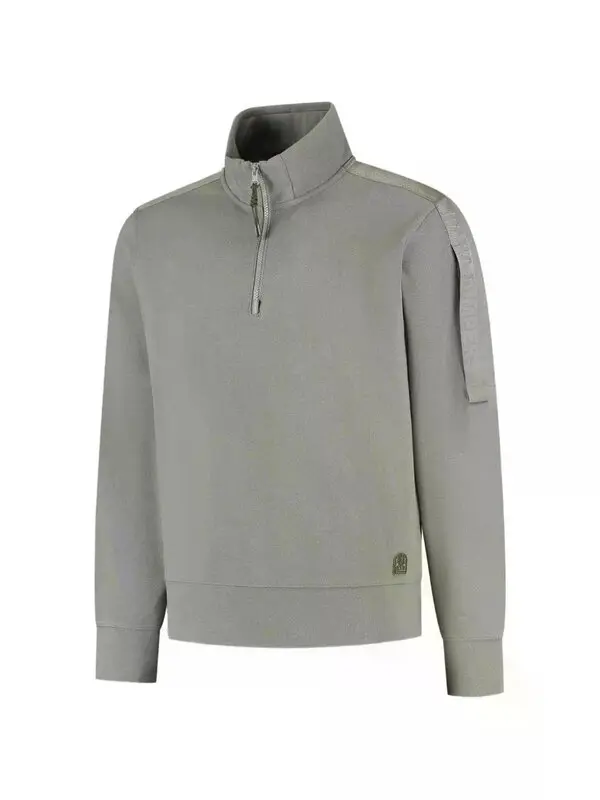 PARAJUMPERS Ellingtone Zip Funnel-neck Sweatshirt - Grey