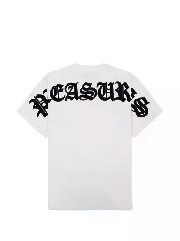 PLEASURES Neural Appliqué T-shirt - Neutrals