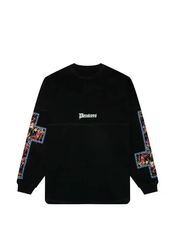 PLEASURES Blasphemy Graphic Print Long Sleeve T-shirt