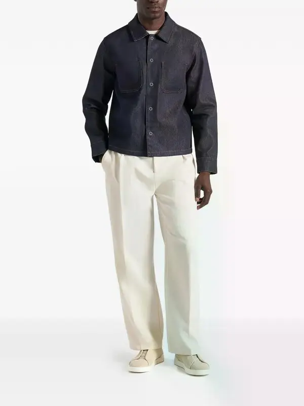 Manière De Voir Maniere De Voir Asher Indigo Denim Shirt