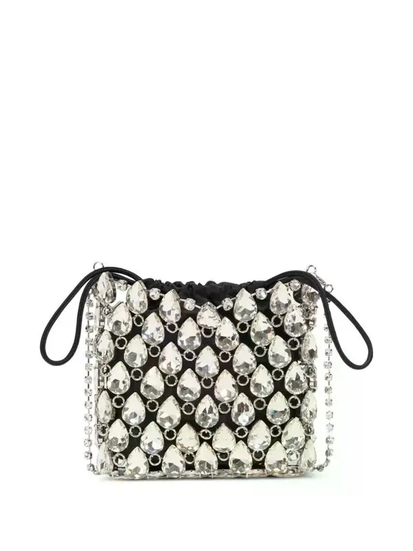 SELF-PORTRAIT Crystal Chainmail Mini Bag