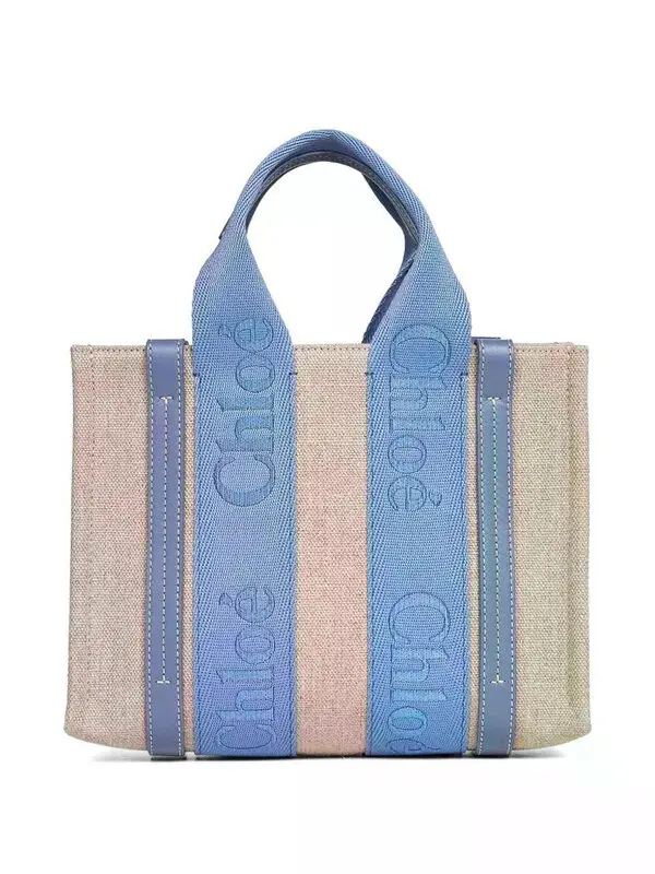 Chloé Woody Small Tote Bag - Neutrals