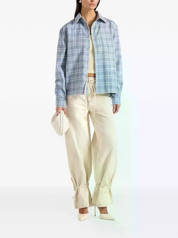 Manière De Voir Maniere De Voir Checked Whipstitch Shirt