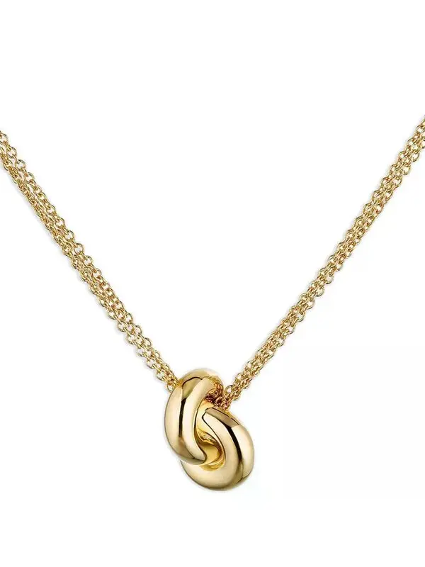 ENGELBERT Knot Pendant Necklace - Gold