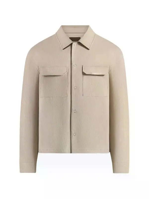 Manière De Voir Milo Technical Cargo Jacket - Neutrals