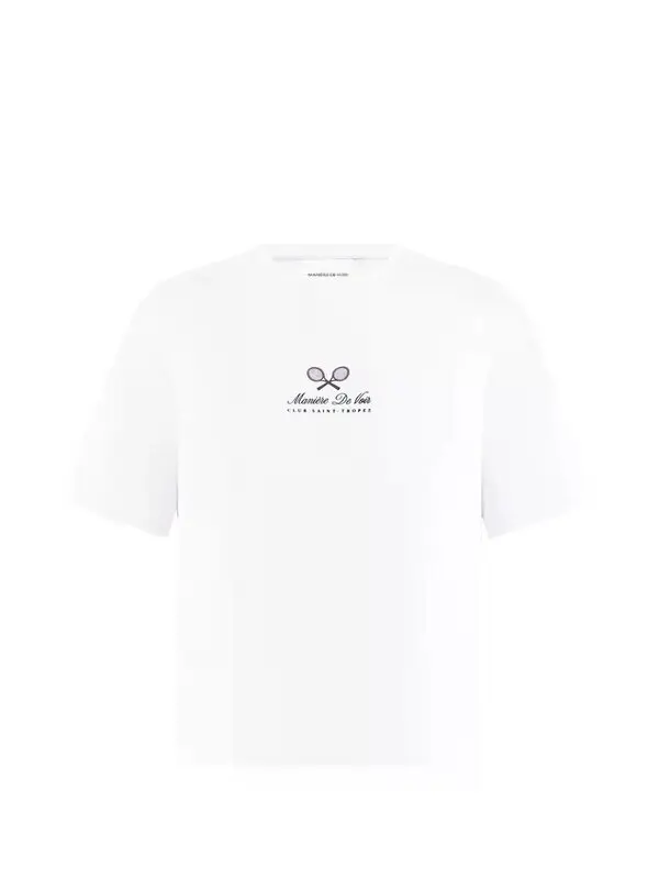 Manière De Voir Aaron Graphic T-shirt - White