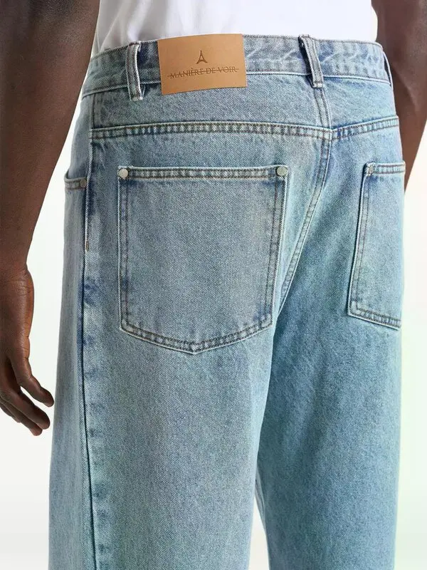 Manière De Voir Maniere De Voir Mid Relaxed Fit Denim Jeans