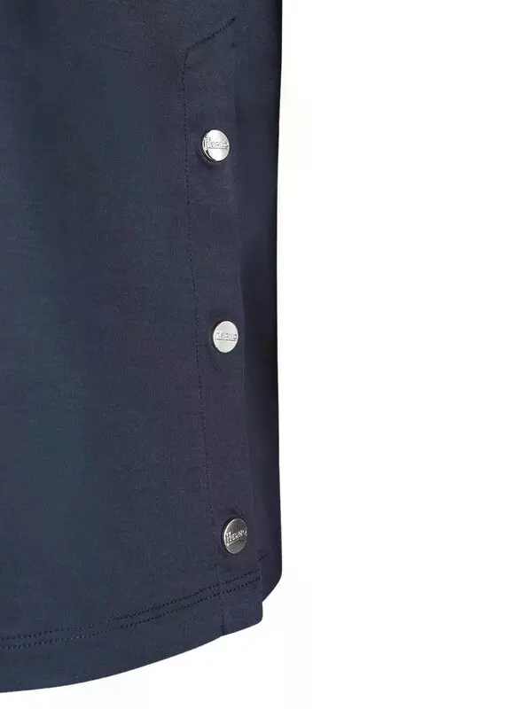 Herno Button-detail T-shirt - Blue