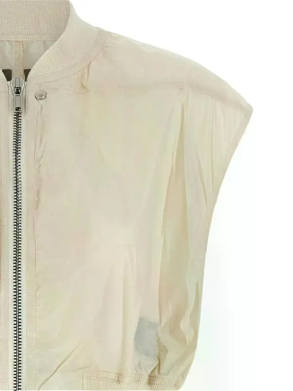 Rick Owens Tatlin Bomber Honeycomb Vest - Neutrals