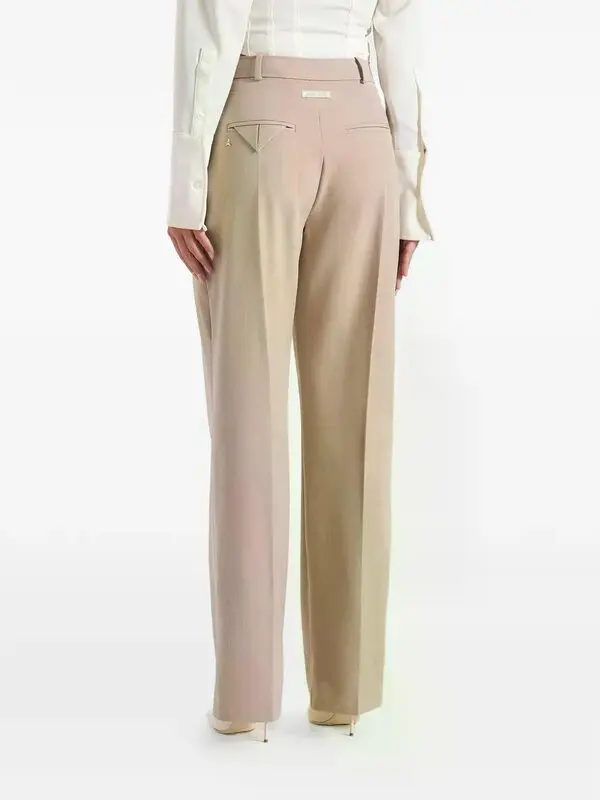 Manière De Voir Julie Tailored Twin Pleat Trousers - Neutrals