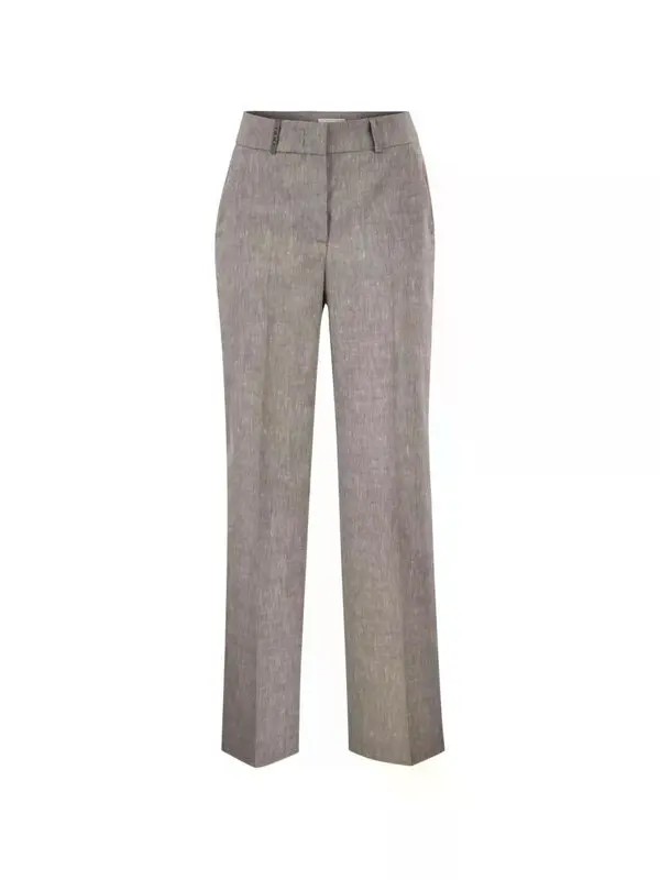 Peserico Belt-loops Trousers - Brown