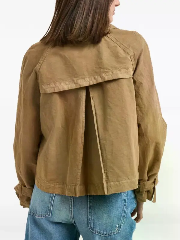 BAZAR DELUXE Double-breasted Jacket With Beaded Cuffs