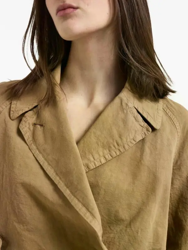 BAZAR DELUXE Double-breasted Jacket With Beaded Cuffs