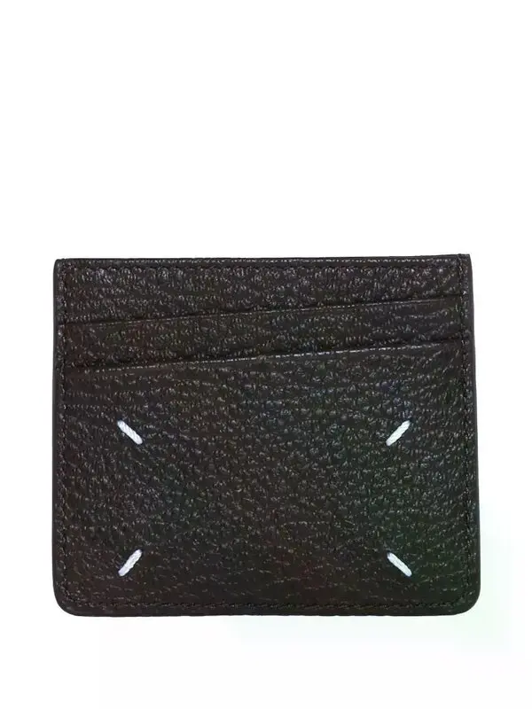 MAISON MARGIELA Four Stitches Cardholder - Brown
