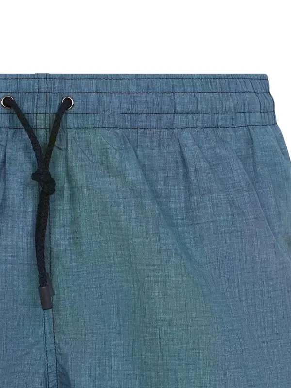 Canali Drawstring Swim Shorts - Blue
