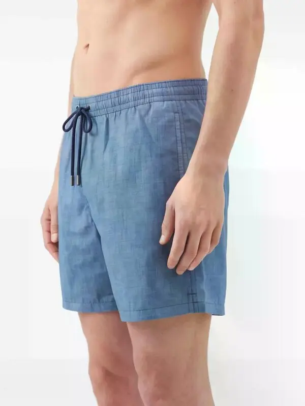 Canali Drawstring Swim Shorts - Blue