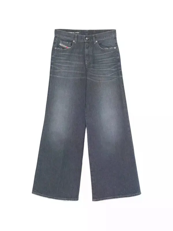 DIESEL® 1978 D-akemi Wide Leg Jeans - Grey