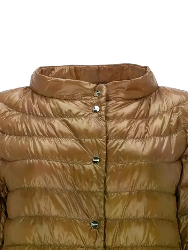 Herno Button-front Padded Jacket - Brown