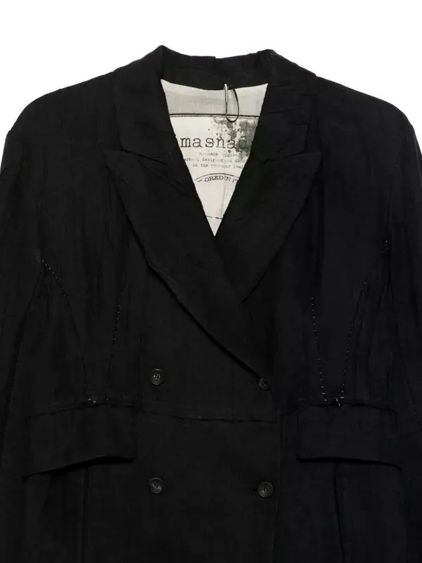 Masnada Double-breasted Buttoned Coat