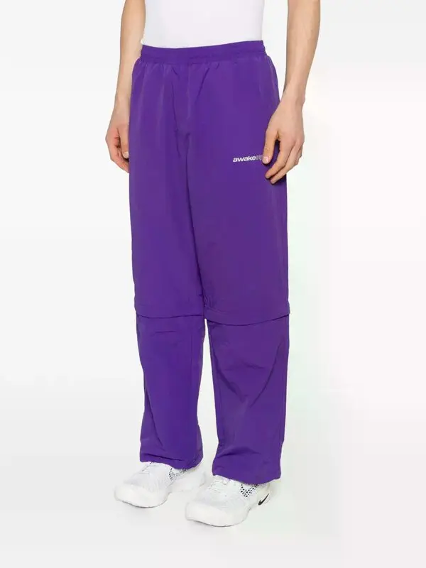 AWAKE NY Convertible Drawstring Trousers - Purple