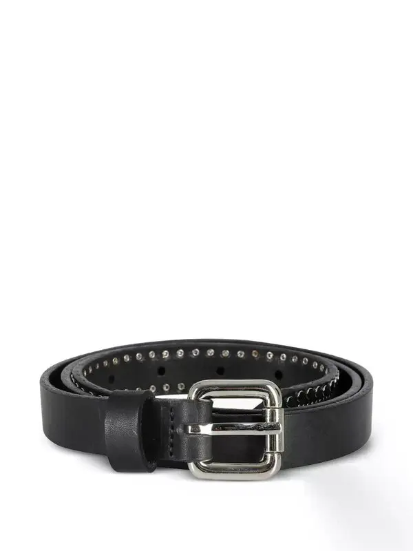 TELA Rick Studded Buckle Belt - Black