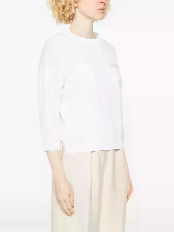 Peserico Crew-neck Sweater - White