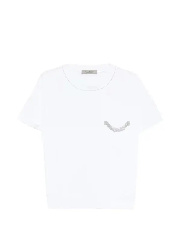 D.exterior Pocket-embellished T-shirt - White