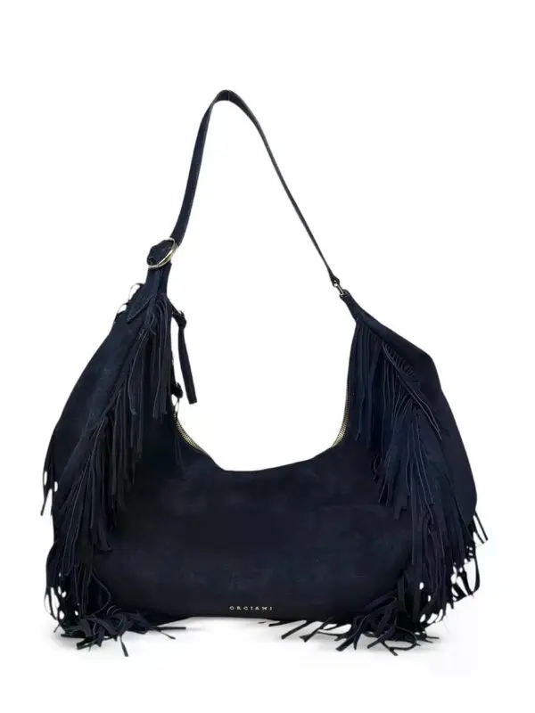 ORTIGNI Fringed Shoulder Bag