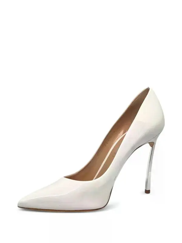 Casadei Blade Pointed-toe Pumps - White