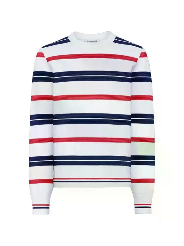 Thom Browne Striped Sweater - White