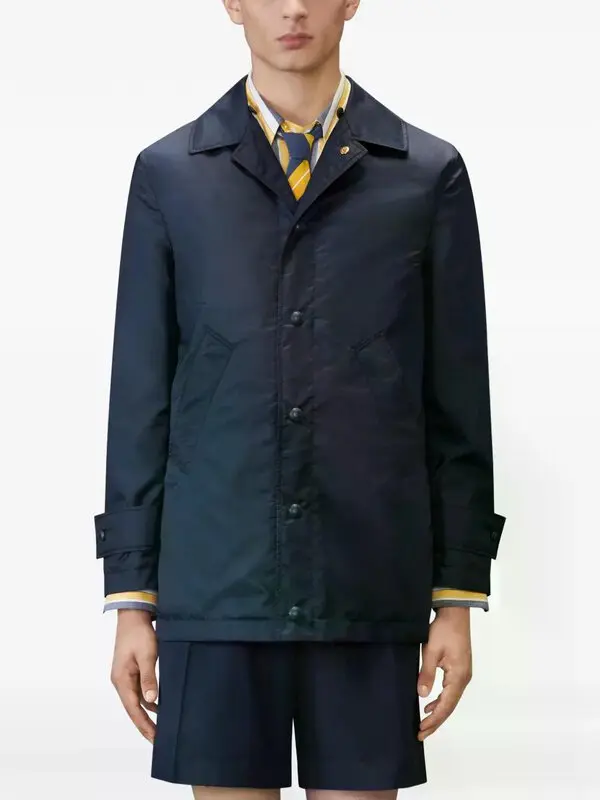 Thom Browne Hooded Ripstop Coat