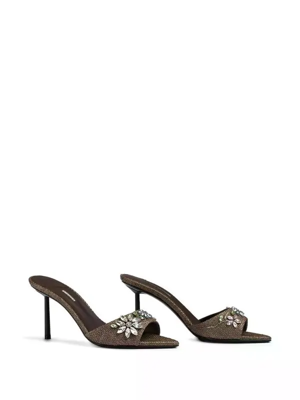LE SILLA Prairie Floral-motif Mules