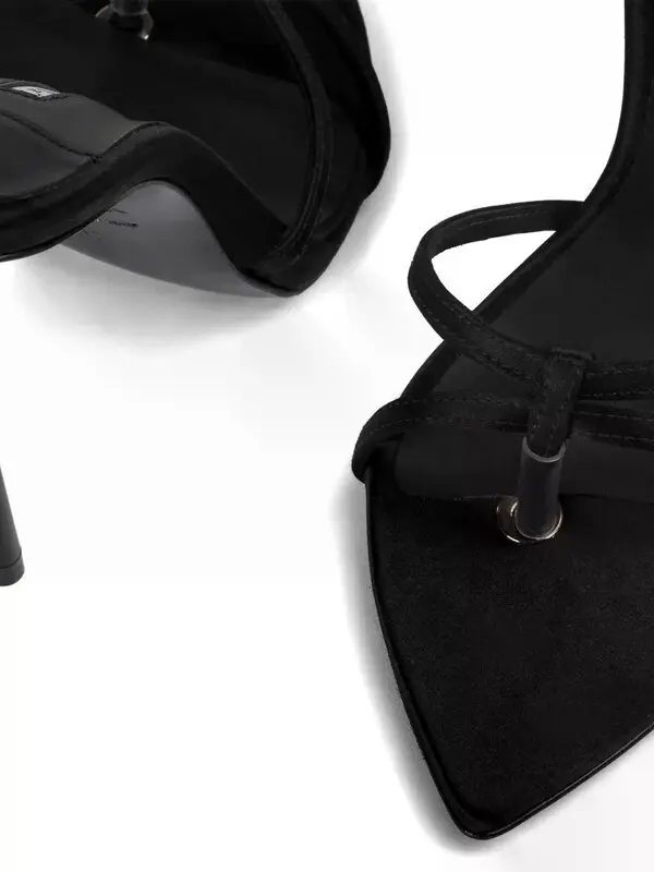 LE SILLA Gisele Stiletto Sandals - Black