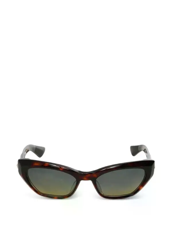 Chrome Hearts Cat-eye Frame Sunglasses - Brown