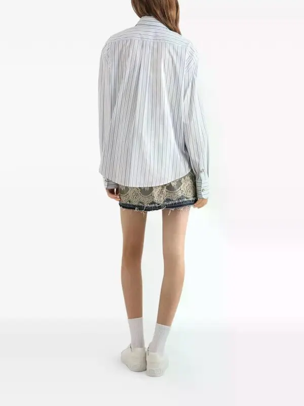 Dolce & Gabbana Striped Embellished Shirt