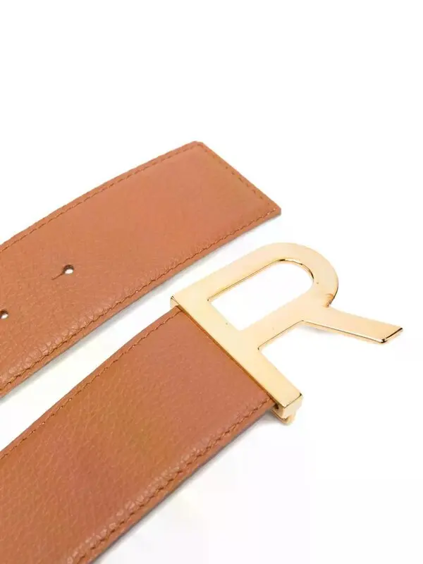 Rochas Logo-buckle Leather Belt