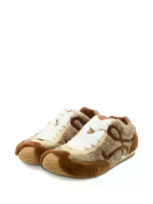 Loewe Ballet Runner 2.0 Shearling Sneakers - Brown
