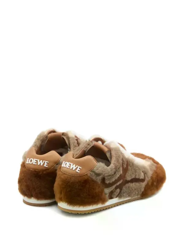 Loewe Ballet Runner 2.0 Shearling Sneakers - Brown