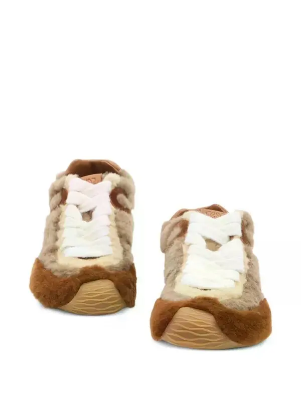Loewe Ballet Runner 2.0 Shearling Sneakers - Brown